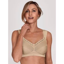Miss Mary Of Sweden MISS MARY Damen B&uuml;gelloser BH, Gr. 105, beige, 34% Polyamid, 30% Baumwolle, 20% Polyester, 16% Elasthan, BHs