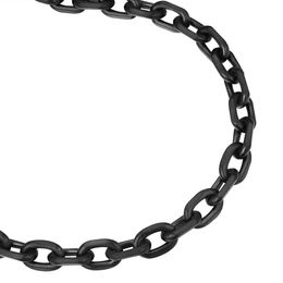 True Rebels Herren Gliederarmband "TR302", 19, Edelstahl, schwarz, Edelstahl, Armb&auml;nder