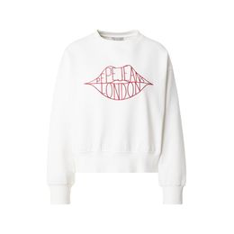 Pepe Jeans Sweatshirt 'Bernis' Damen Gr&ouml;&szlig;e S elfenbein / rot