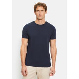 OLYMP Damen T-Shirt "OLYMP Casual Wirk", blau, Gr. XXL, 95% Baumwolle, 5% Elasthan, Shirts