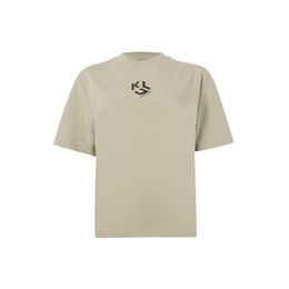 KARL LAGERFELD JEANS T-Shirt Damen Gr&ouml;&szlig;e L khaki / schwarz
