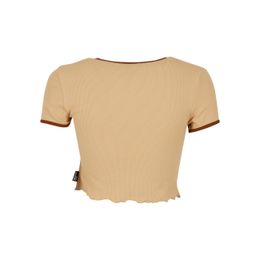 Von Dutch Damen T-Shirt "Von Dutch AMI T-SHIRTS", beige, Gr. S, unifarben, 100% Baumwolle, Shirts