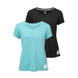H.I.S. H.I.S Damen Funktionsshirt, schwarz, Gr. 40, unifarben, Obermaterial: 100% Polyester, Shirts, figurbetonter Schnitt, sportlicher Look, mit trendigem
