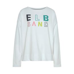 ELBSAND Sweatshirt Damen Gr&ouml;&szlig;e XL gr&uuml;n / apfel / rosa / wei&szlig;