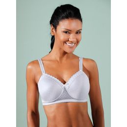 w&auml;schepur W&Auml;SCHEPUR Damen B&uuml;gelloser BH, Gr. 85, wei&szlig;, 88% Polyamid, 12% Elasthan, BHs
