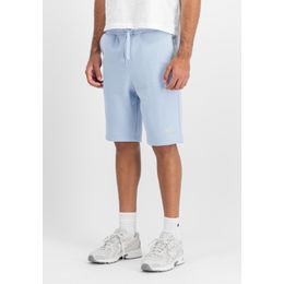 Shorts Alpha Industries "Basic Short SL II", Herren, Gr. L, Normalgr&ouml;&szlig;en, artic blau, Obermaterial: 80% Baumwolle, 20% Polyester, Hosen Shorts