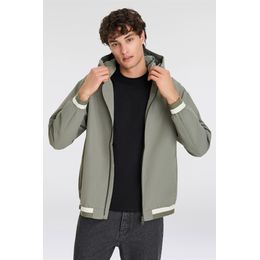 Replay Damen Outdoorjackesoft military, Gr. L, Web, Obermaterial: 100% Polyester, Jacken, mit praktischer Kapuze