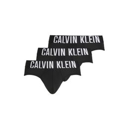 Herren Hipster "HIP BRIEF 3PK", Calvin Klein Underwear, Gr. XL, wei&szlig;, Jersey, Obermaterial: 88% Polyester, 12% Elasthan, Unterhosen, mit