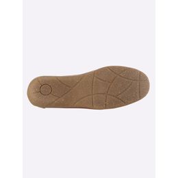 Loretta Damen Slipper, Gr. 38rotbraun, Glattleder, Schuhe