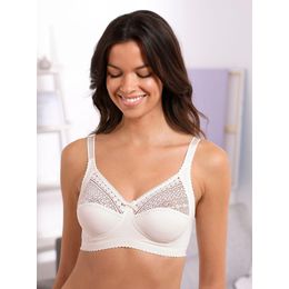 w&auml;schepur W&Auml;SCHEPUR Damen B&uuml;gelloser BH, Gr. 90, beige, 86% Polyamid, 10% Elasthan, 4% Baumwolle, BHs