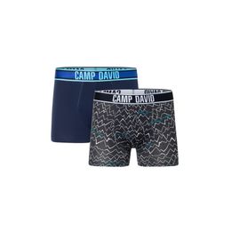 CAMP DAVID Herren Boxershorts "casual", Gr. XLarctic navy, Obermaterial: 95% Baumwolle, 5% Elasthan, Unterhosen, mit elastischem Bund