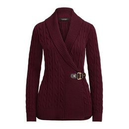 Lauren by Ralph Lauren Lauren Ralph Lauren Strickjacke 'DONATO' Damen Gr&ouml;&szlig;e XL bordeaux