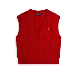 Polo Ralph Lauren Pullunder Damen Gr&ouml;&szlig;e S gelb / rot