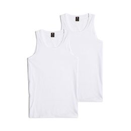 G-Star Raw G-STAR Damen T-Shirt "Base Tanktop 2-Pack"weiß, Gr. XL, Obermaterial: 95% Baumwolle, 5% Elasthan, Shirts