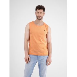 Muskelshirt Lerros "Lerros Sommerliches Tanktop für Herren", Herren, Gr. S, pale papaya, 100% Baumwolle, Rundhals, Shirts
