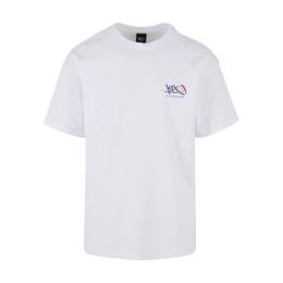 T-Shirt K1x "K1x Herren KXM241-055-1 K1x Ph Logo Tee", Damen, Gr. S, wei&szlig;, 100% Baumwolle, bedruckt, oversize, Rundhals, Shirts T-Shirt