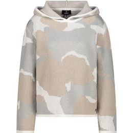 monari Pullover Damen Gr&ouml;&szlig;e XS brokat / hellgrau / offwhite