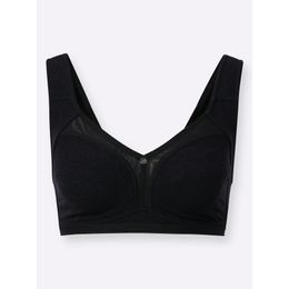 w&auml;schepur W&Auml;SCHEPUR Damen Entlastungs-BH, Gr. 110, schwarz, 88% Polyamid, 12% Elasthan, BHs