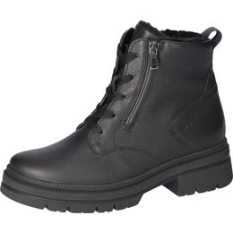Waldl&auml;ufer WALDL&Auml;UFER Damen Schn&uuml;rstiefelette "H-AMARA", Gr. 6,5schwarz, Nappaleder, unifarben, Basic, Schuhe, Winterboots, Schn&uuml;rboots, Komfortschuh in