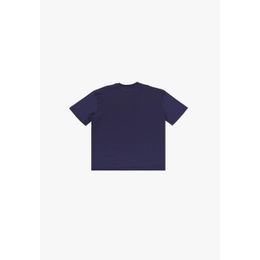 DROPSIZE Damen T-Shirt "Dropsize HEAVY OVERSIZE T-SHIRT"navy, Gr. L, bedruckt, 100% Baumwolle, Shirts