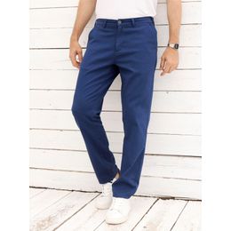 Chinohose Catamaran, Herren, Gr. 48, Normalgr&ouml;&szlig;en, dunkelblau, 98% Baumwolle, 2% Elasthan, unifarben, Hosen Chinohose