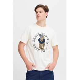 Blend Damen T-Shirt "BHTee", wei&szlig;, Basic, Gr. XL, bedruckt, Web, 100% Baumwolle, Shirts, L&auml;ssiges T-Shirt mit Print