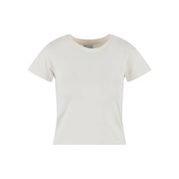 Karl Kani Damen T-Shirt "Karl Kani KK Small Signature Short Tee"sanftes wei&szlig;, Gr. S, bedruckt, 50% Baumwolle, 50% Polyester, Shirts