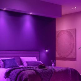 PHILIPS Hue White & Color Ambiance Centura Einbaustrahler, GU10, rund, 8720169318915,