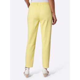 Inspirationen Damen Schlupfjeanszitrone, Gr. 48, unifarben, 98% Baumwolle, 2% Elasthan, Jeans
