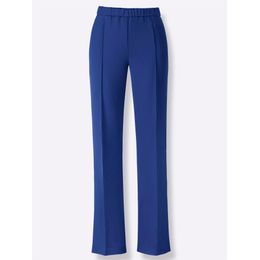 Lady Damen Anzughoseroyalblau, Gr. 23, unifarben, 75% Polyester, 20% Viskose, 5% Elasthan, Hosen