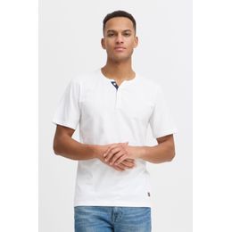 Blend Damen T-Shirt "BHMBHOLEY", wei&szlig;, Basic, Gr. L, unifarben, 50% Baumwolle, 50% Polyester, Shirts, Klassisches Grandad T-Shirt