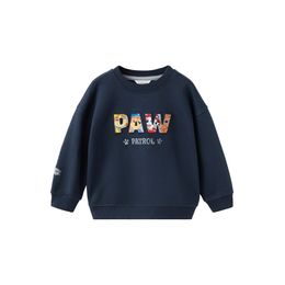 Mango Kids Sweatshirt 'PAWEMB' Jungen Gr&ouml;&szlig;e 116 blau / navy / gelb / hellgrau