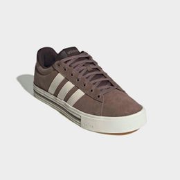 Herren Sneaker "DAILY 4.0", adidas Sportswear, Gr. 38earth strata, sanftes weiß, aurora coffee, Leder, Synthetik, Schuhe