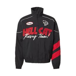 Hollister Jacke 'HELLCAT' Herren Gr&ouml;&szlig;e XL rot / schwarz / wei&szlig;