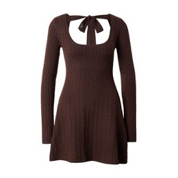 Hollister Strickkleid Damen Gr&ouml;&szlig;e S kastanienbraun