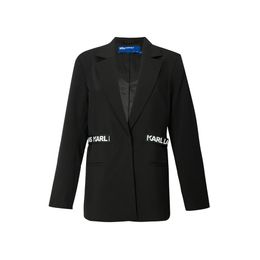 KARL LAGERFELD JEANS Blazer Damen Gr&ouml;&szlig;e 40 schwarz / wei&szlig;