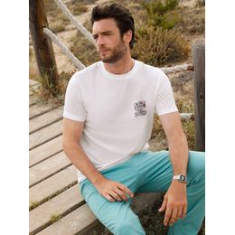 Catamaran Herren T-Shirt "T-Shirt"wei&szlig;, Gr. 56, bedruckt, gemustert, unifarben, 100% Baumwolle, Shirts