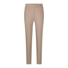GOLDNER Damen Schlupfhose "Kurzgr&ouml;&szlig;e Slim Fit Hose BELLA mit Schlupfbund", beige, Gr. 27, Obermaterial: 67% Viskose CV. 27% Polyamid PA. 6% Elasthan