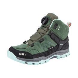 CMP Kinder Outdoorschuh "KIDS KIRUNA MID FITGO WP TREKKING SHOES", Gr. 38musk, jade, Leder, Schuhe, wasserdicht