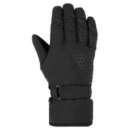 Ziener Damen Skihandschuhe "KISAR-Z AQUASHIELD DAMEN", schwarz, Gr. 8, Polyester, Handschuhe, wasserdicht, winddicht, atmungsaktiv, warm, weiches