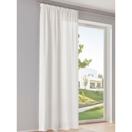 Gardine HEINE HOME, B:290cm H:225cm, wei&szlig;, Polyester, Gardinen