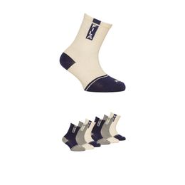 Fila M&auml;dchen Basicsocken "JUNIOR BOY NORMAL PLAIN SOCKS", Gr. 23, beige, Baumwollmischung, unifarben mit Farbeins&auml;tzen, Socken, mit kontrastfarbigen