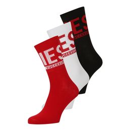 Diesel Socken 'SKM-RAY' Herren Gr&ouml;&szlig;e 44/45 rot / schwarz / wei&szlig;