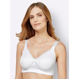 Damen Minimizer-BH, Gr. 85, wei&szlig;, 92% Polyester, 8% Elasthan, BHs