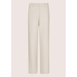 Madeleine Mode MADELEINE Damen Bügelfaltenhose "Palazzohose Elegante Stretchhose mit Bügelfalten", weiß, Gr. 19, Obermaterial: 47% Polyester PES. 47% Viskose CV. 6%
