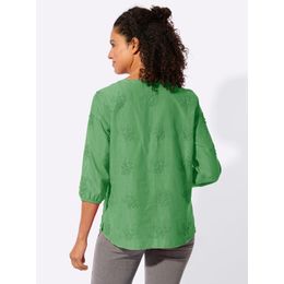 Inspirationen Damen Schlupfbluseapfel, Gr. 50, unifarben, 100% Baumwolle, Blusen