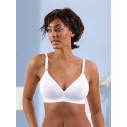 Triumph Damen T-Shirt-BH, Gr. 90, wei&szlig;, 82% Polyamid, 18% Elasthan, BHs