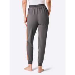 feel good Damen Dehnbund-Hose, Gr. 36, grau, 95% Baumwolle, 5% Elasthan, unifarben, Hosen