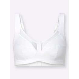 Damen Entlastungs-BH, Gr. 85, wei&szlig;, 85% Polyamid, 15% Elasthan, BHs