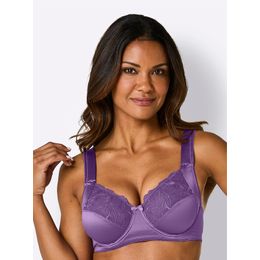 w&auml;schepur W&Auml;SCHEPUR Damen Minimizer-BH, Gr. 90, lila, 85% Polyamid, 15% Elasthan, BHs